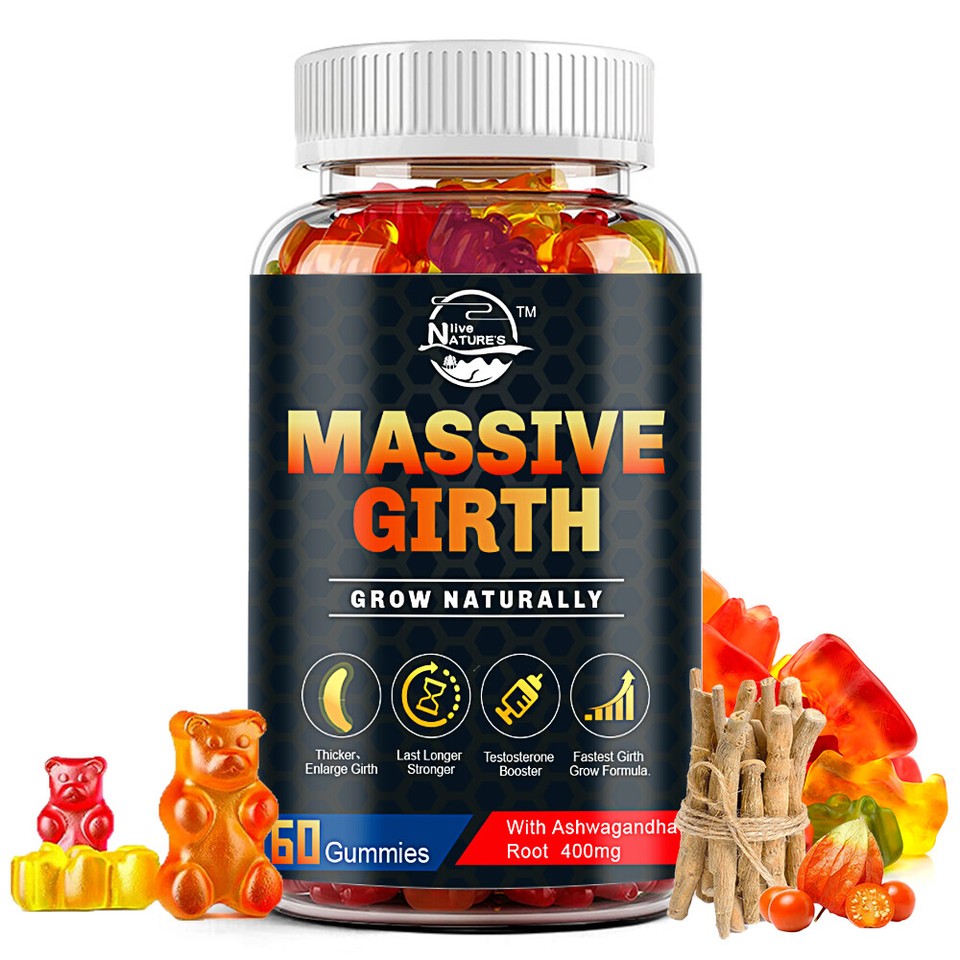 2025 NEW Male Enhancement Gummies Promote Muscle Growth Energy Stamina ...