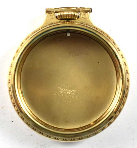 Vintage Hamilton Bar Over Crown Wadsworth 10KGF RR 16s Pocket Watch ...