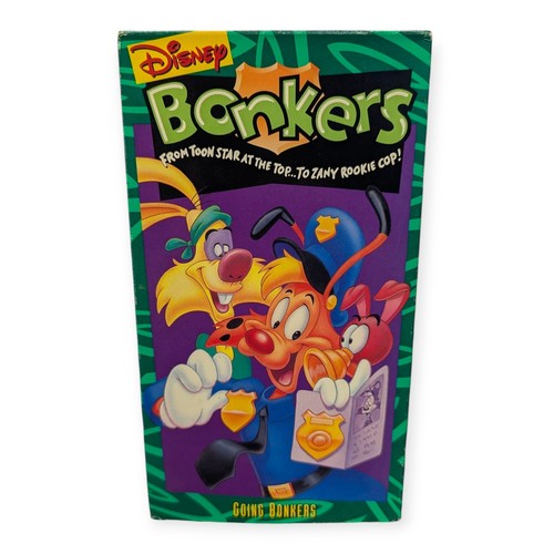 Disney Bonkers Going Bonkers VHS Tape Vintage Cartoon Movie Collectible ...