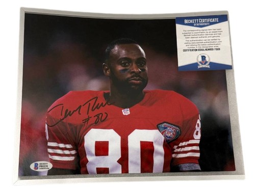 Photo 8X10 Signed Autographed Jerry Rice BECKETT COA | eBay