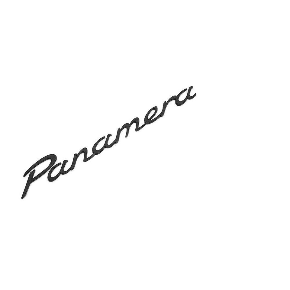 New For PORSCHE Panamera Turbo Letters Rear Badge Emblem Look Deck Lid ...