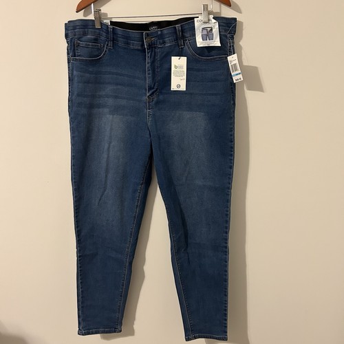 New $88 NWT CURVE APPEAL High Rise Comfort Waist Skinny Jeans Size 20W ...