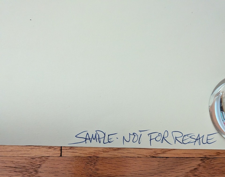 ULTRA RARE! HOT HOT HEAT: NO NOT NOW - SAMPLE ARTWORK SCREEN PRINT SERI ...