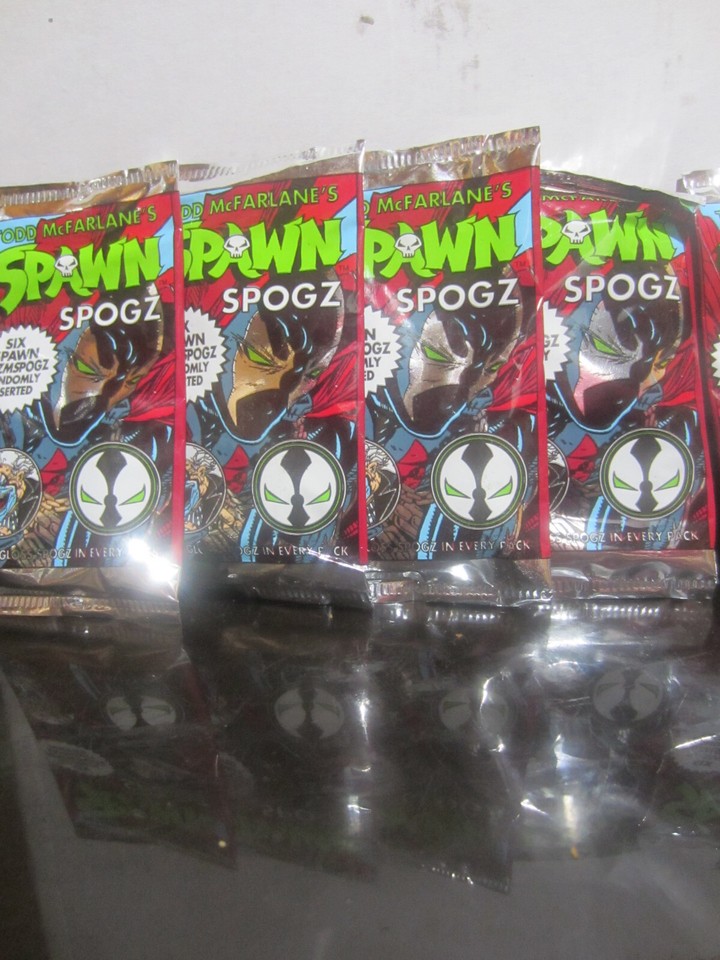 Lot of 20: Spawn Todd McFarlane's Spogz Sealed Packs + Spogz Binder ...