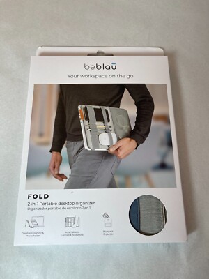 Fold Portable Tech Organizer attachable to your Devices | Desk Sleeve ...
