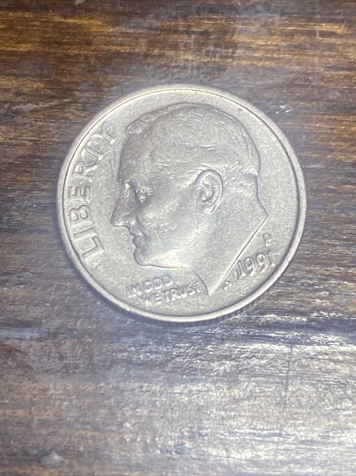 1991-P Roosevelt Dime High Rim ERROR 👍🏻 Nice 😊 Coin 🪙 | eBay