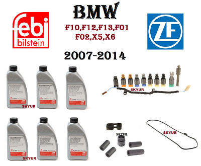BMW Transmission Valve Body Solenoid Kit Gasket Adapter Sleeves Plug 6 ...