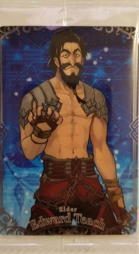 Rider Edward Teach Fate Grand Order FGO Wafer Card Vol 4 N 06 Bandai ...