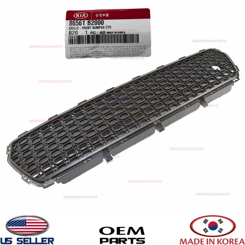 GRILLE FRONT RADIATOR CENTER GENUINE! KIA SOUL 2014-2016 86561B2000 | eBay
