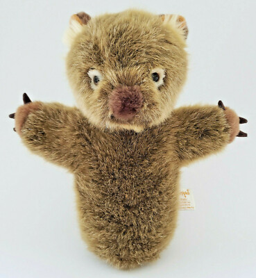 Minkplush Wolly the Wombat Plush Animal Hand Puppet Interactive Pretend ...