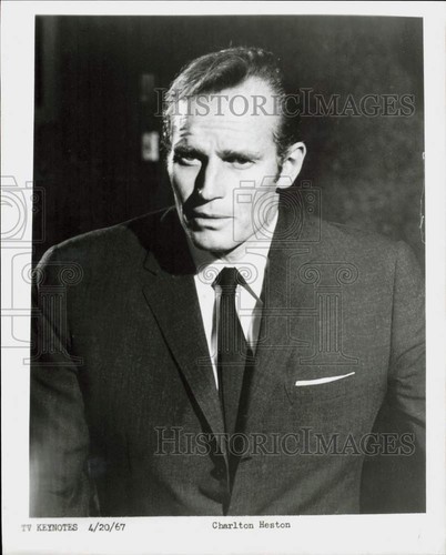 1967 Press Photo Actor Charlton Heston - kfp10572 | eBay