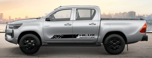 Toyota Hilux Side Stripe Graphics Any Year Decals Stickers Both Sides ...