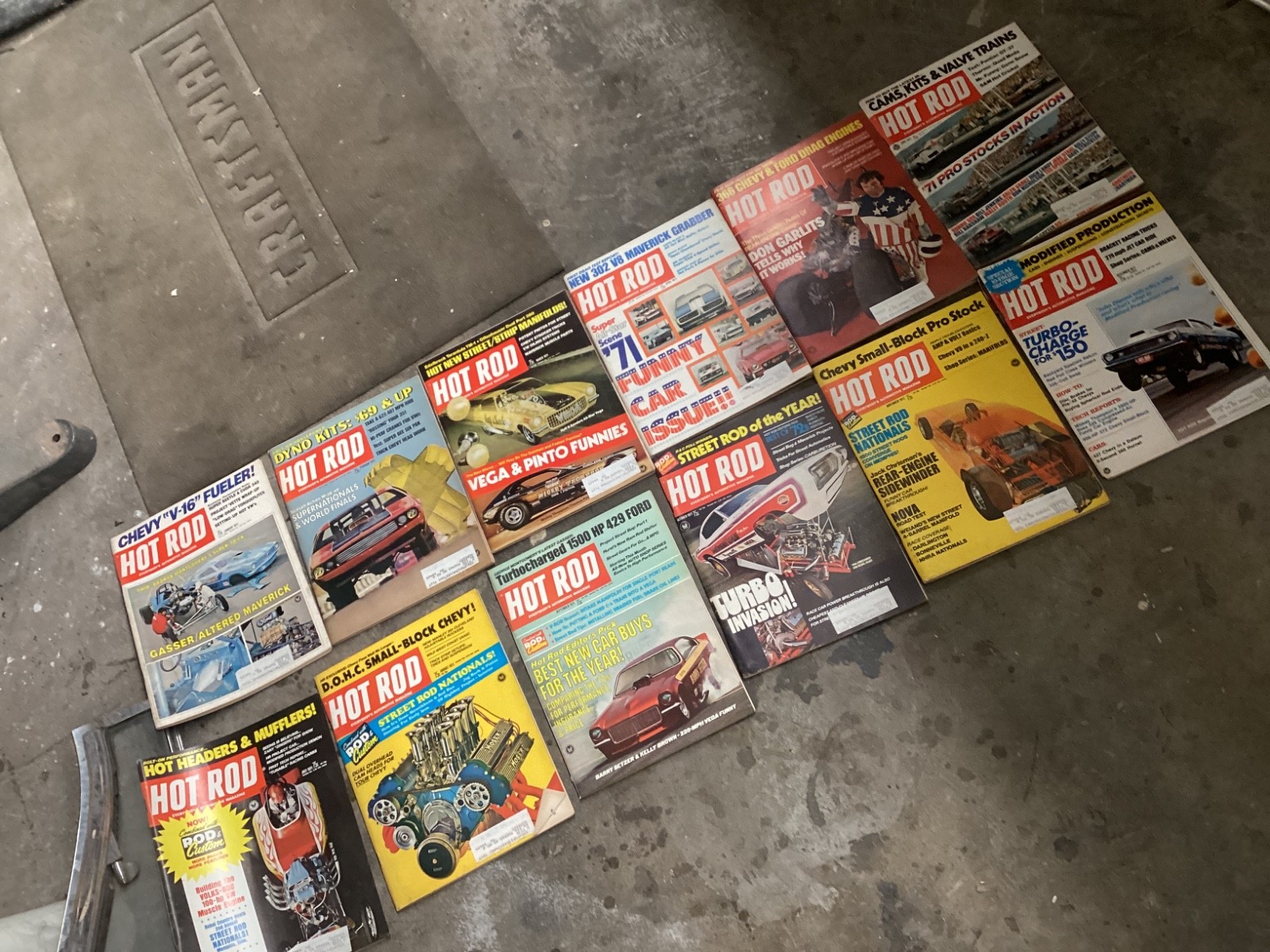 Lot Of 12 Vintage Hot Rod Magazines 1971 Complete Set | eBay