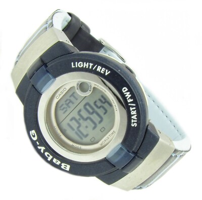 Baby G Shock Casio Damen Armbanduhr BG-1201 Alarm Licht Blau 10ATM ...