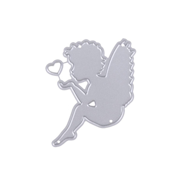 Small Angel Metal Cutting Dies Stencil Scrapbook Embossing Gift Card ...