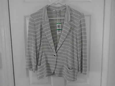 American Rag Cie Striped Jacket Size Large New With Tags | eBay