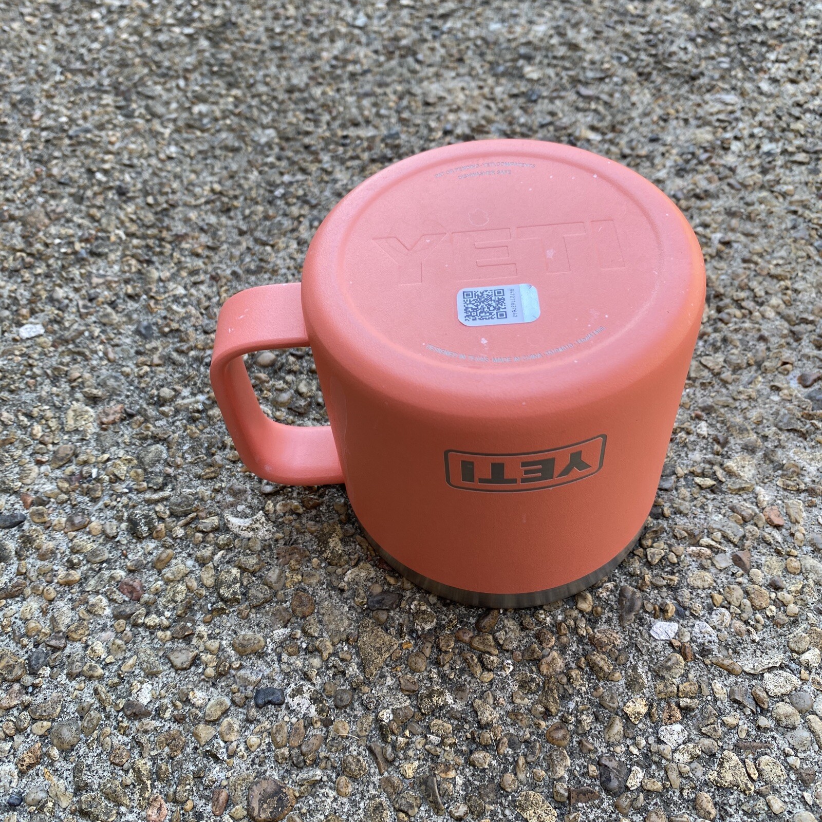 YETI Rambler CORAL 14 OZ Mug authentic RETIRED COLOR with no lid ...