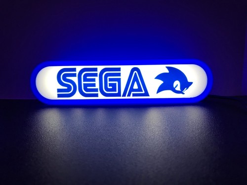 Sega 3d Printed Led Sign | eBay