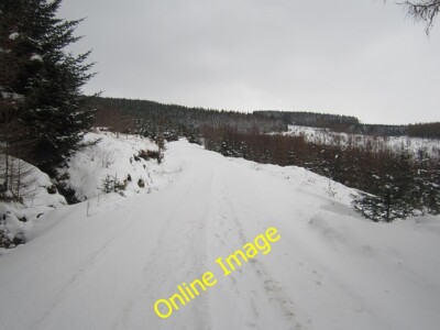 Photo 6x4 Road, Traquair Forest Innerleithen A steady climb up the side ...