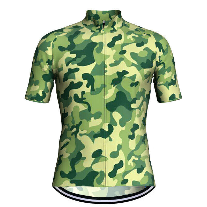 Mens Retro Cycling Jersey Summer Short Sleeve Bike Shirt Outdoor ...