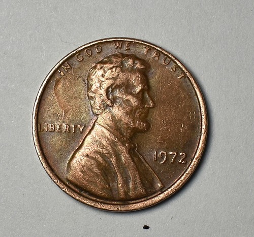1972 Penny Error No Mint Close Initials, Doubling, Die Crack | eBay