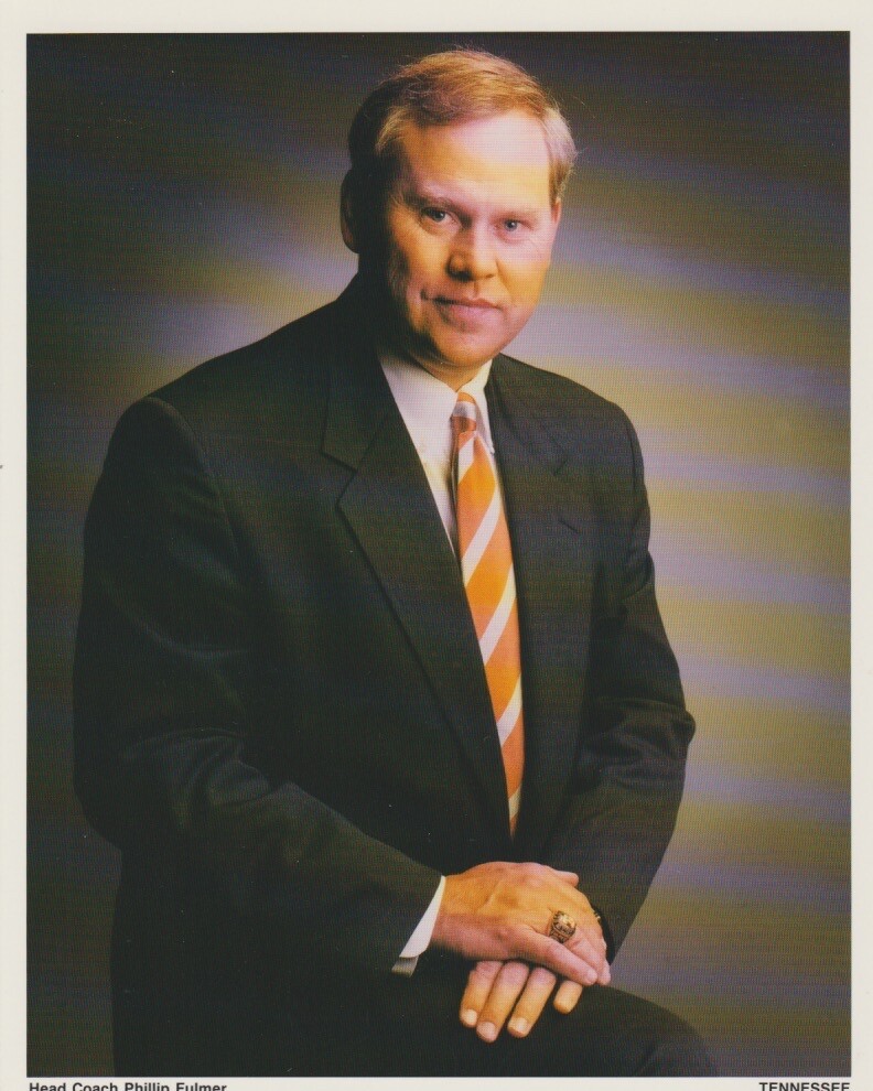 1990's COACH PHILLIP FULMER "Suit" Tennessee Volunteers Vols Football ...
