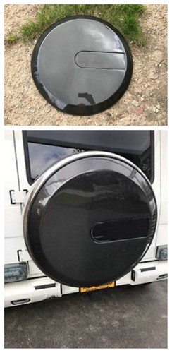 Carbon Fiber Spare Wheel Tire Cover For BENZ W463 G-Class G500 G55 G63 ...