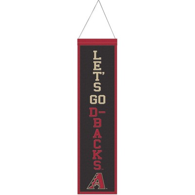 WinCraft Arizona Diamondbacks 8" x 32" Slogan Wool Banner | eBay