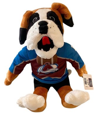 Colorado Avalanche NHL Mascot Bernie St. Bernard Dog 15" H Plush ...