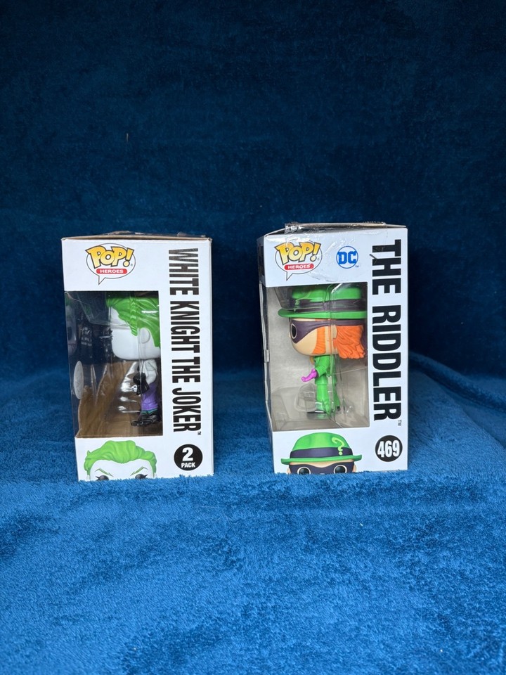 batman joker and riddler 469-2 set funko pop | eBay