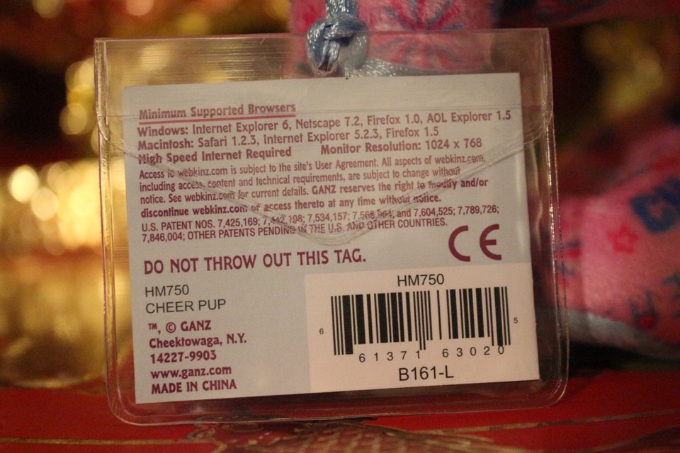 WEBKINZ CHEER PUP-COMES WITH UNUSED/SEALED CODE/TAG-NICE GIFT | eBay