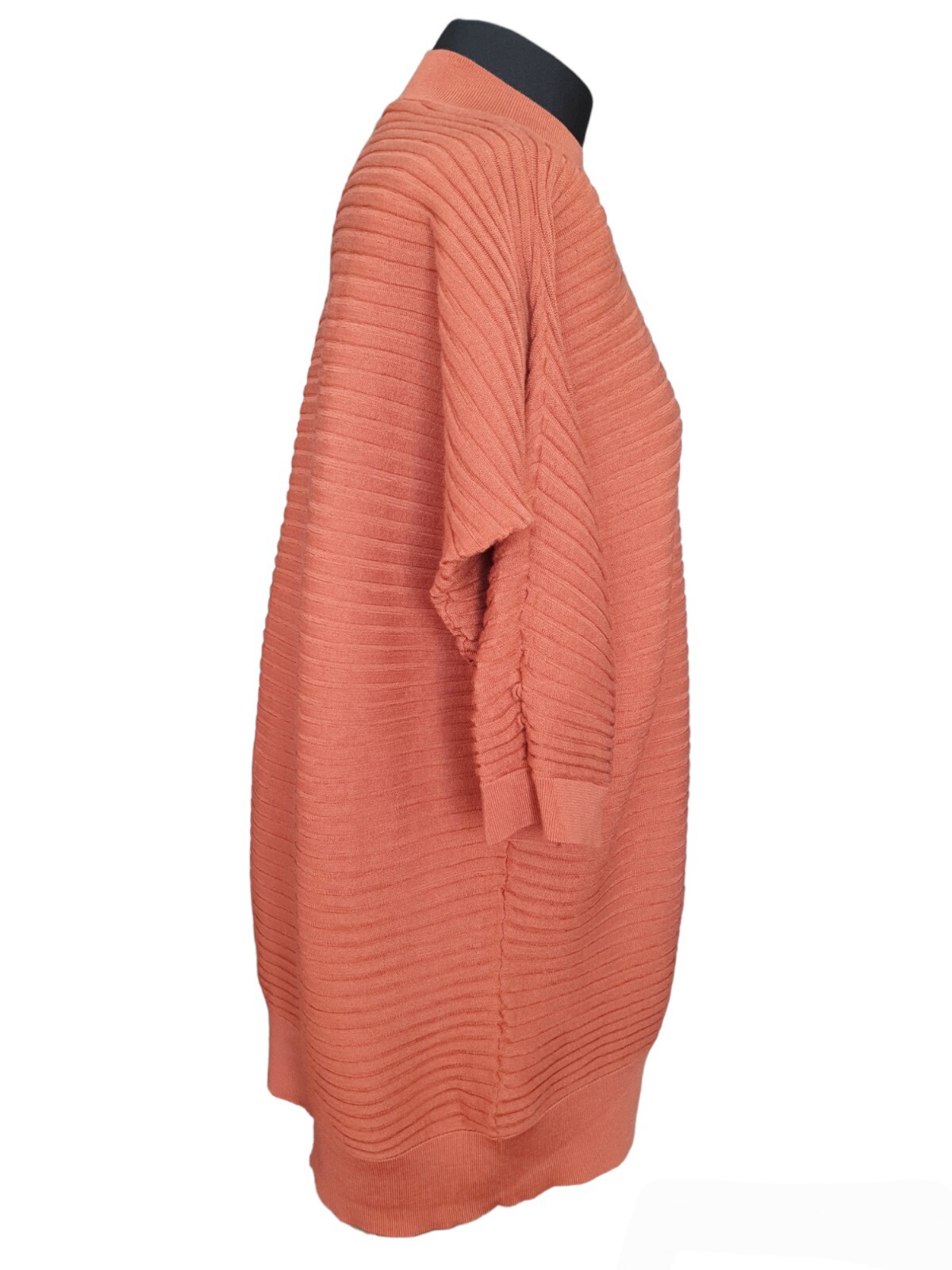 Cos Ribbed Knit Oversize Pure Wool Cocoon Tent Terrac… - Gem