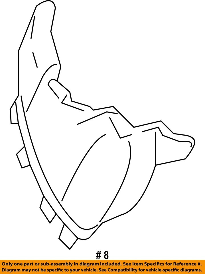 GM OEM 12-16 Sonic Front Bumper Grille Bumper Components-Closing Plate ...