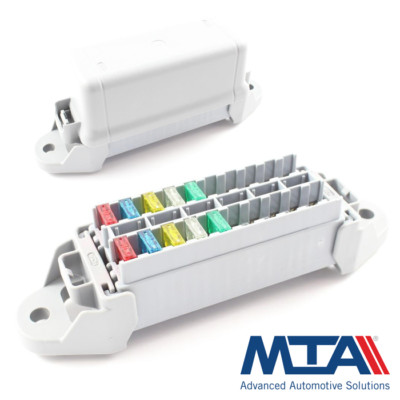 Mini Blade Fuse Box - Holds 20 Mini Blades - Complete with Terminals ...