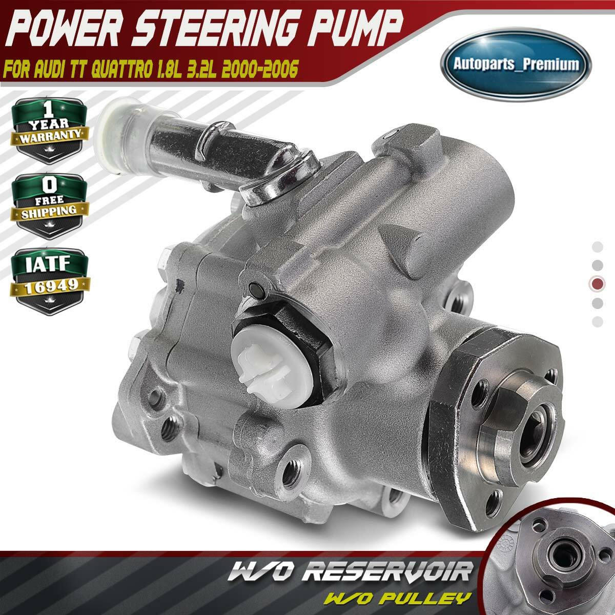 Power Steering Pump w/o Pulley for Audi TT Quattro 00-06 1.8L 3.2L ...