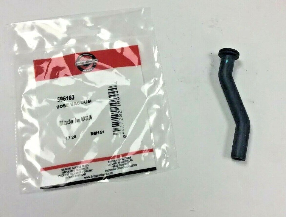GENUINE BRIGGS & STRATTON FUEL PUMP VACUUM HOSE 596163 replaces 593998 ...