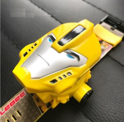 Kids Cartoon Watch Projector Transformers Bumblebee cosplay Lighting 24 ...