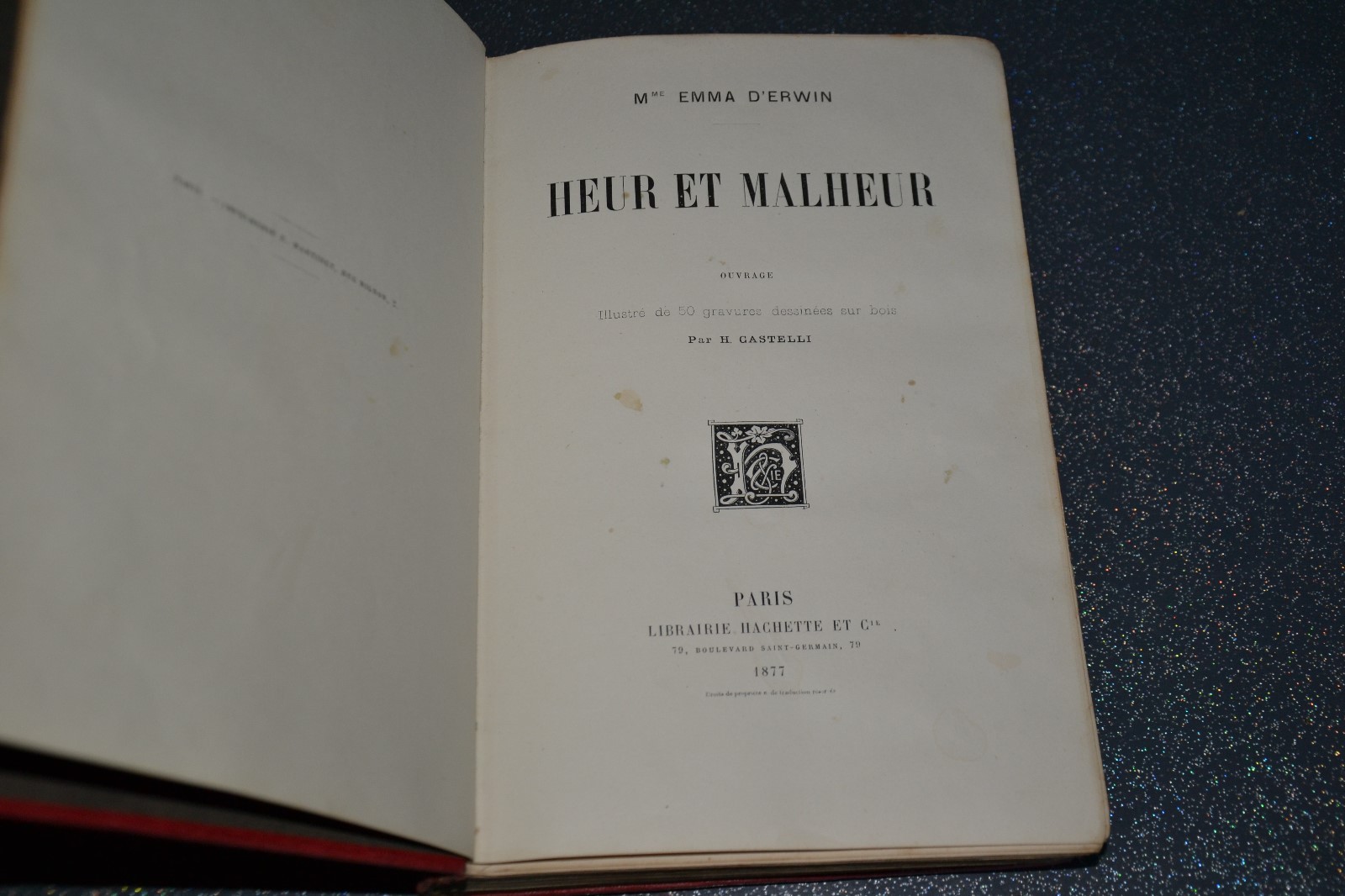 Heur et malheur Emma D'Erwin Hachette 1877 illustré par Castelli | eBay