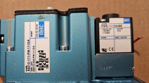 MAC VALVES 6221C-111-PM-111DA SOLENOID VALVE | eBay
