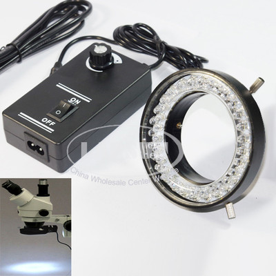 56 LED Stereo Microscope Ring Light Illuminator Adjustable Lamp Bulbs ...