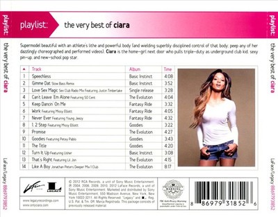CIARA - PLAYLIST: THE VERY BEST OF CIARA NEW CD | eBay