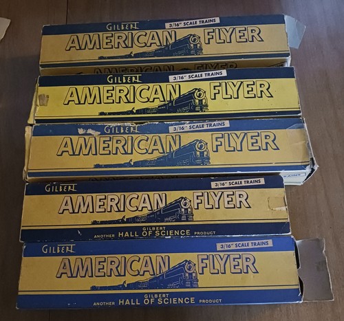 Am. Flyer Rocket Set with 4 Pass. Cars | eBay