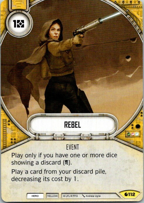 Star Wars Destiny Spirit Of Rebellion Card #112 Rebel | eBay