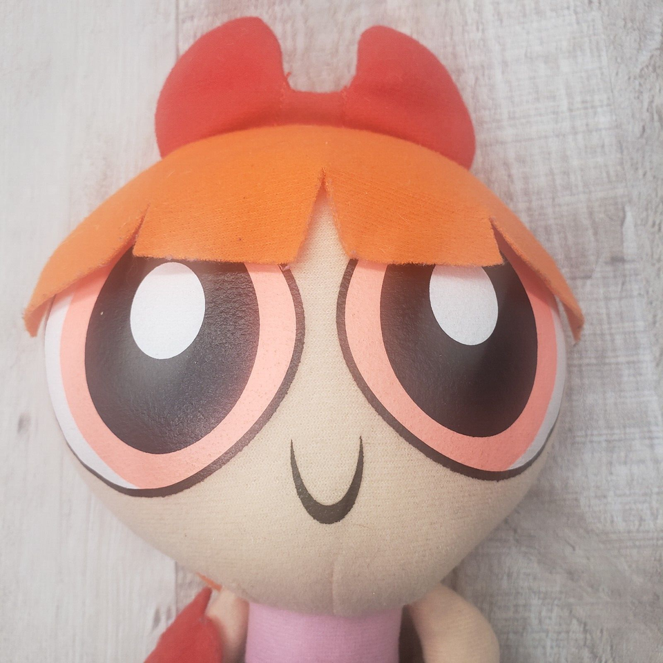 Vintage Power Puff Girls Plush Blossom 90’s Cartoon Network 12” Stuffed ...