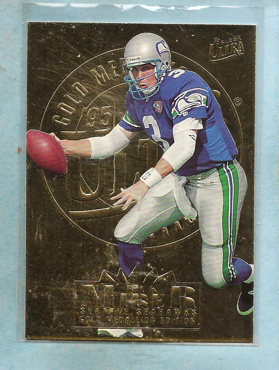 RICK MIRER - 1995 Fleer Ultra "Gold Medallion" - #318 - Seahawks | eBay
