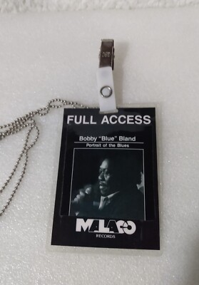 Bobby Blue Bland Malaco Records Lanyard Full Access Backstage Pass ...