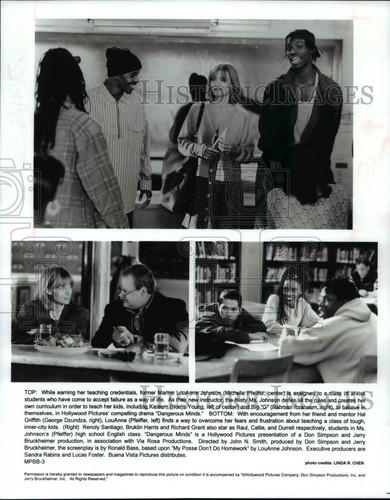 1995 Press Photo Michelle Pfeiffer Rahman Ibraheem Norris Young George ...