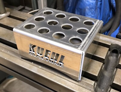 R8 Collet Rack 12 Pc Collets Stand Holder Organizer New Aluminum Made ...