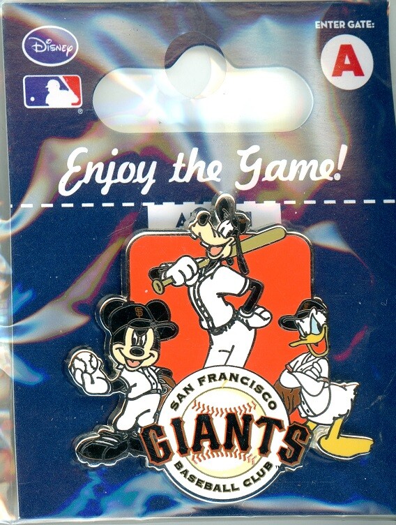 Giants Disney Pin Choice San Francisco SF Minnie Mickey Mouse Goofy ...