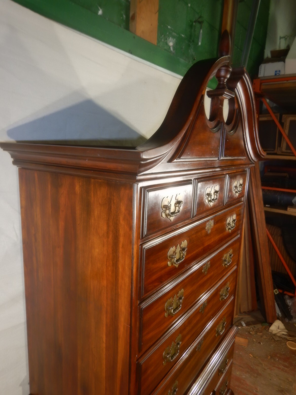 HARDEN Solid Cherry Queen Anne Highboy Traditional Chest Of Drawers | eBay